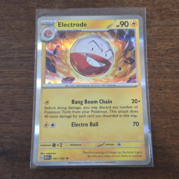 Pokemon | Toys | Pokemon Electrode 1 Scarlet Violet 151 Holo Rare ...